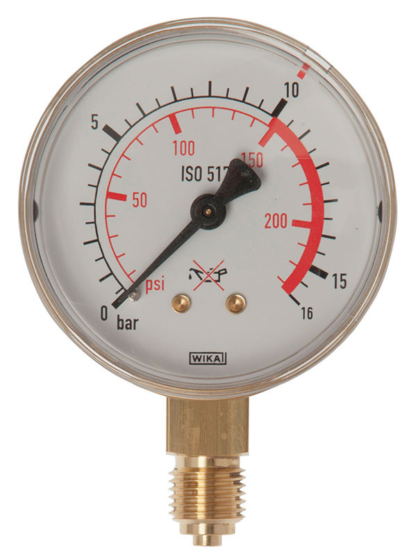 Arbeitsmanometer Acetylen, 1,5 bar